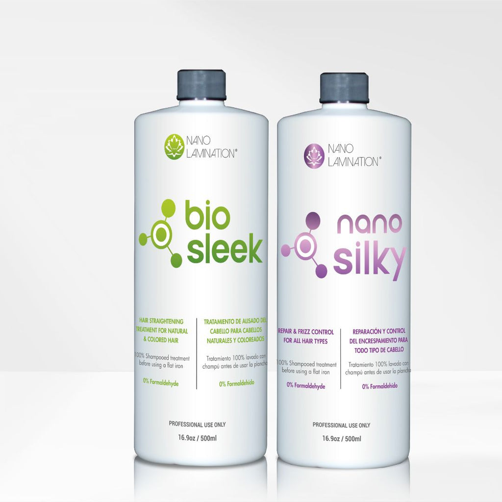 Pro Straightening Treatment for Bleached Hair | Bio Sleek + Nano Silky ...